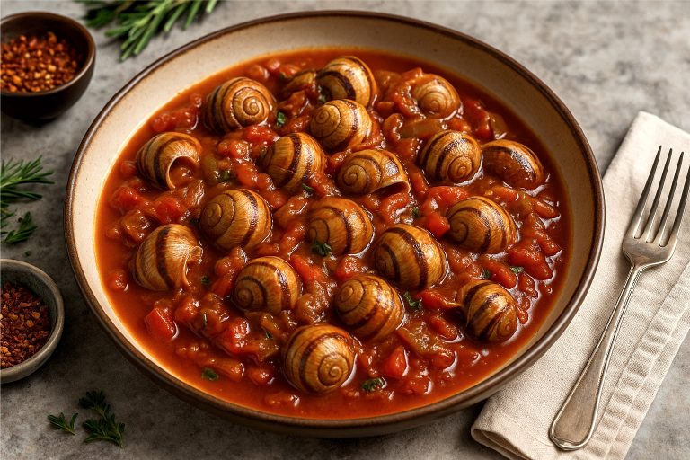 Snail Stew (Cretan Style) – Traditional “Saligaria Stifado”