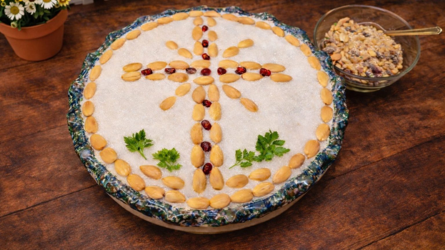 Koliva (Greek Memorial Wheat Dessert)